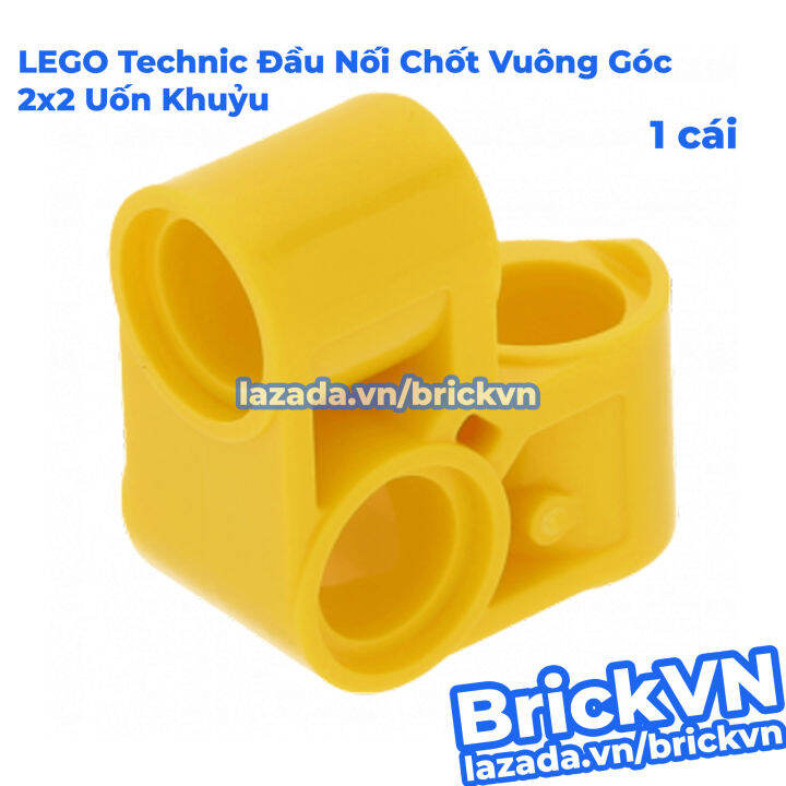 [1 Cái] LEGO Technic Đầu Nối Chốt Vuông Góc 2x2 Uốn Khuỷu, Màu Vàng ID ...