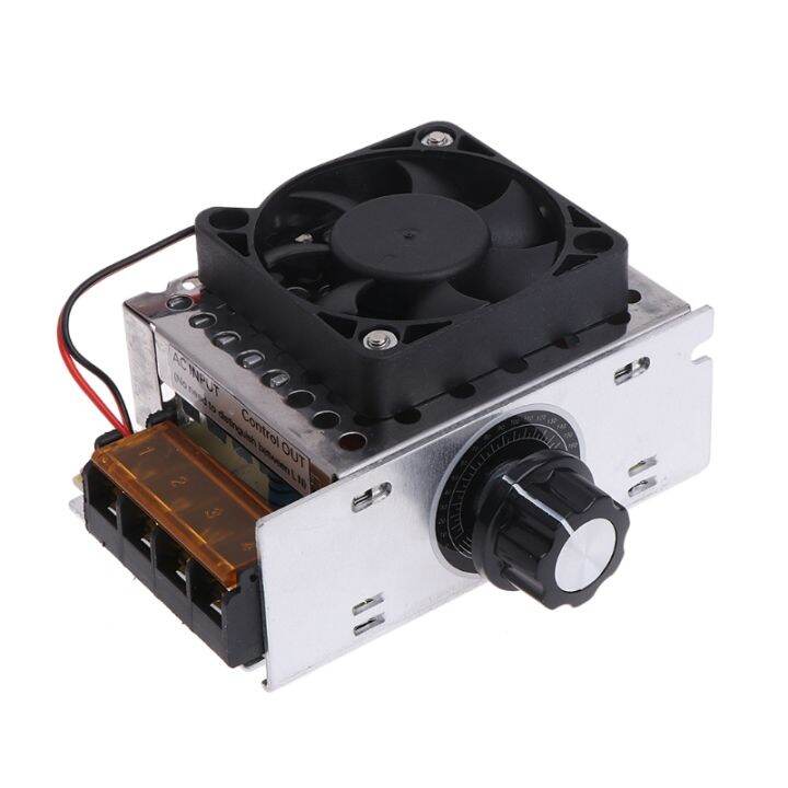 [Hot Sale] AC 220V 4000W SCR Variable Voltage Regulator Motor Speed Control Controller Fan ...