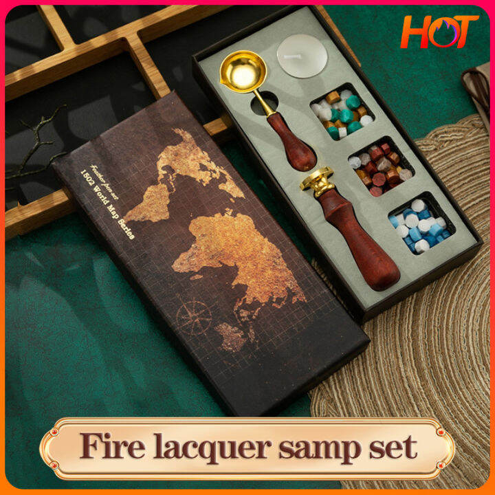 🔥 DIY custom stamp wax seal box for envolope sealing wax set ...