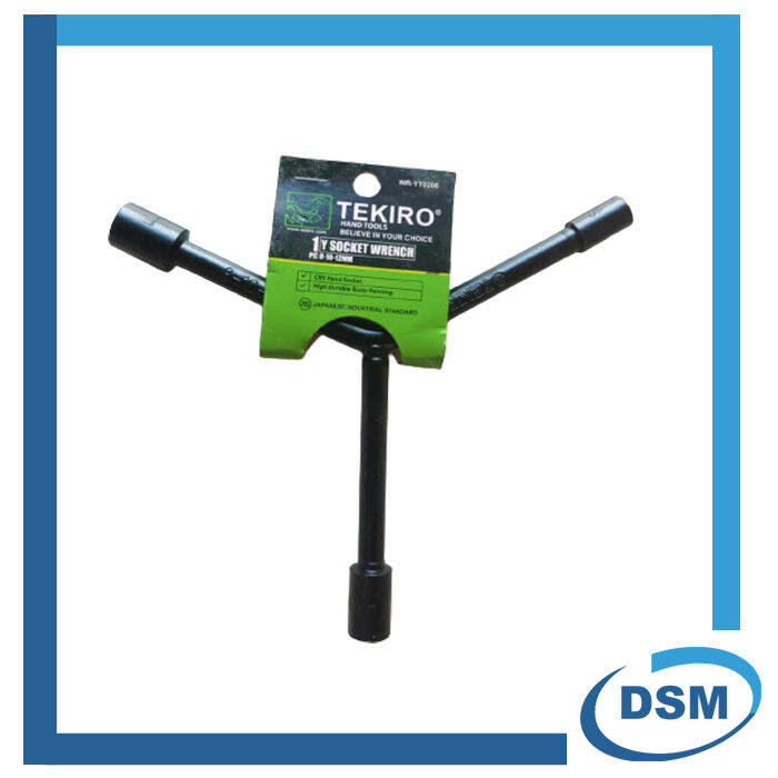 TEKIRO KUNCI SOK Y HITAM 8 X 10 X 12 MM - KUNCI Y SOCK SOCKET WRENCH ...