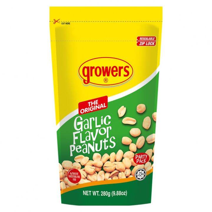 Growers The Original Peanuts Party Pack Garlic Flavor 280g | Lazada PH
