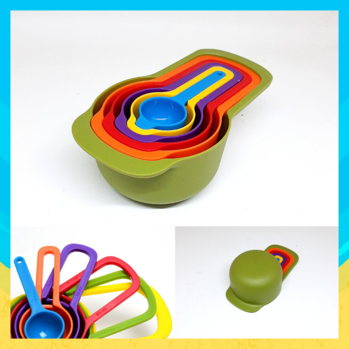 Sendok Takar 6 in 1 Set / Sendok Takaran Kue / Measuring Cup Untuk Kue ...