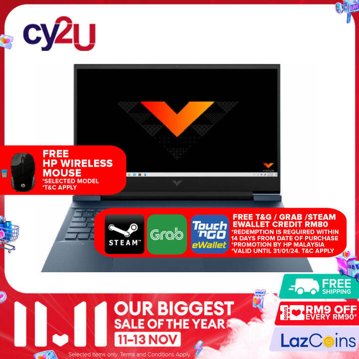 HP Victus 16-S0037AX 16.1" FHD 144Hz Gaming Laptop - Performance Blue ...