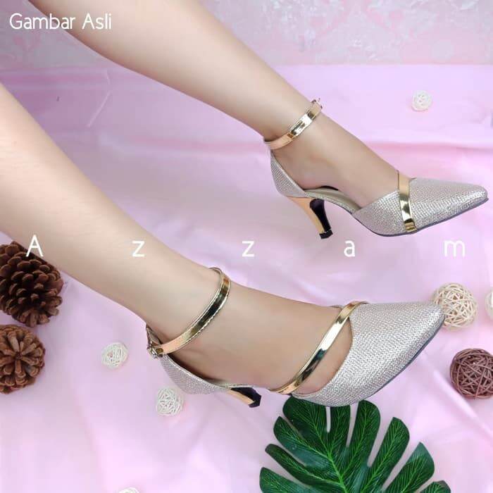 Tinggi Cewek Mewah 2020 Pesta Remaja Tali Dewasa Import Model Highheels ...
