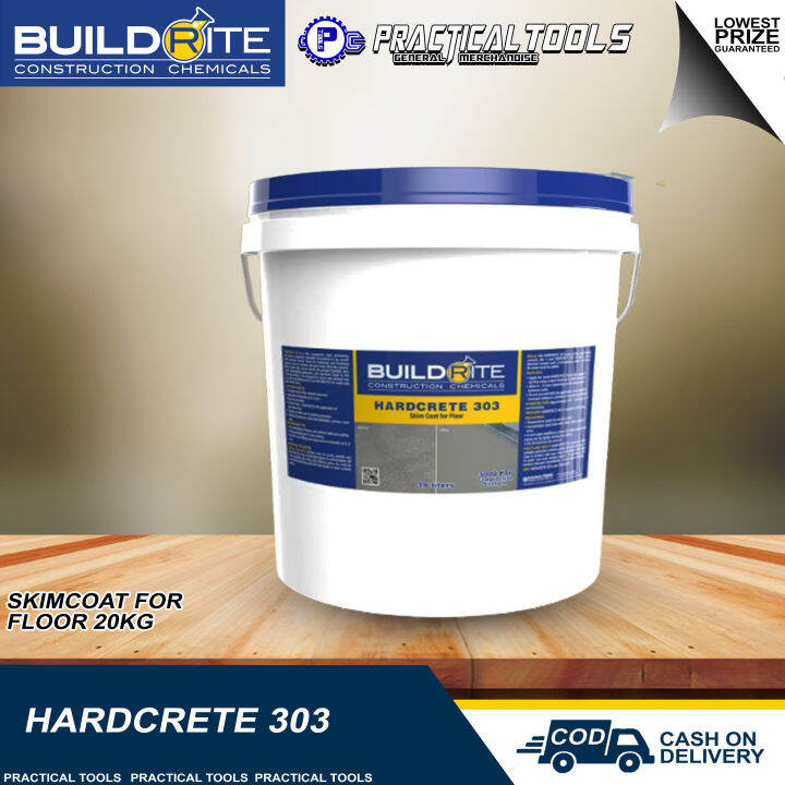BUILDRITE HARDCRETE 303 SKIM COAT FOR FLOOR 20kg | Lazada PH
