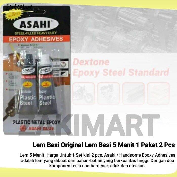 Lem Besi Original Lem Besi 5 Menit 1 Paket 2 Pcs | Lazada Indonesia