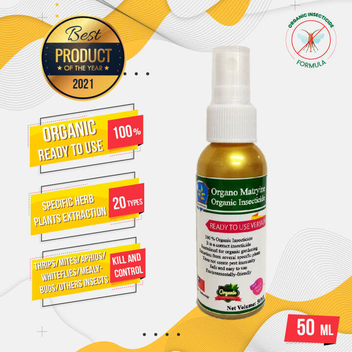 Organo Matryine - Organic Insecticide suitable for Vegetable / herbs ...