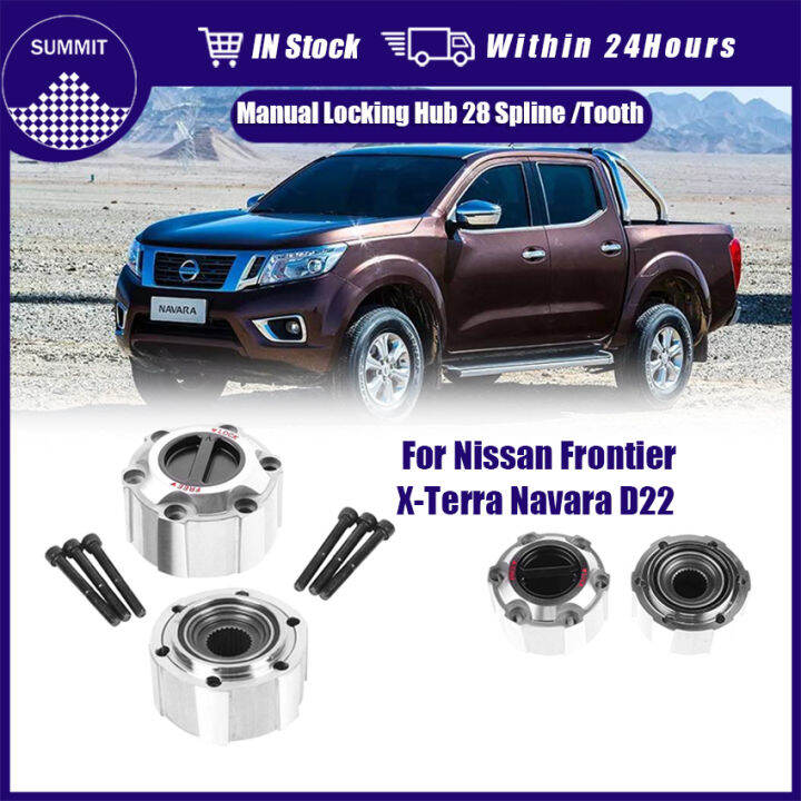 Manual Wheeling Locking Hubs Free Lock 28 Spline for For Frontier X ...