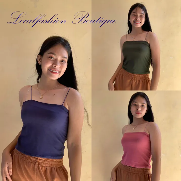 Sexy Spaghetti String Top . Freesize XS to small / medium /crop top ...