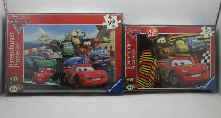 Ravensburger Bundle: Puzzle 100 Explosive Racing Cars + Puzzle 35 Cool ...