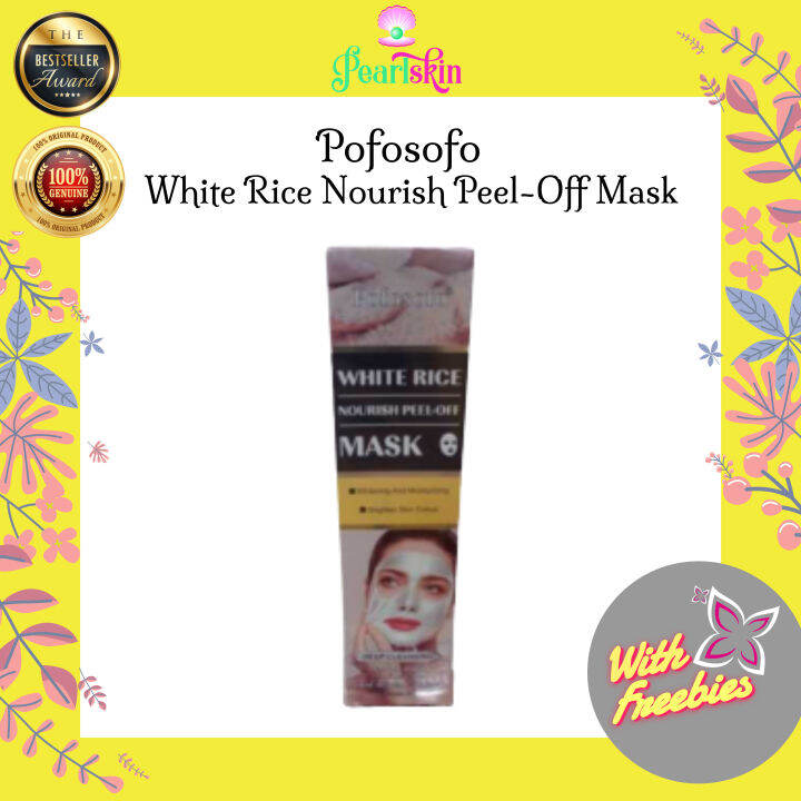 PEARL SKIN Pofosofo white rice nourish pell-off mask | Lazada PH