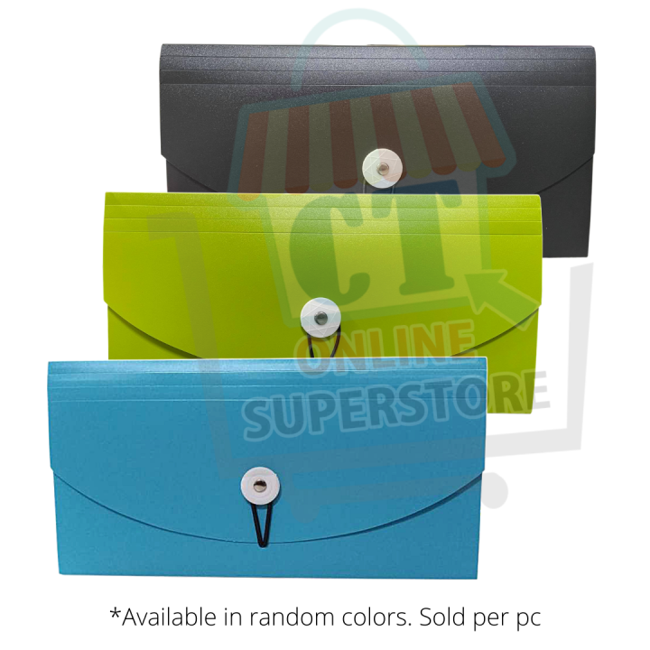 Smart Expanding Check Envelope 6-Pockets PP Plastic Material | Lazada PH