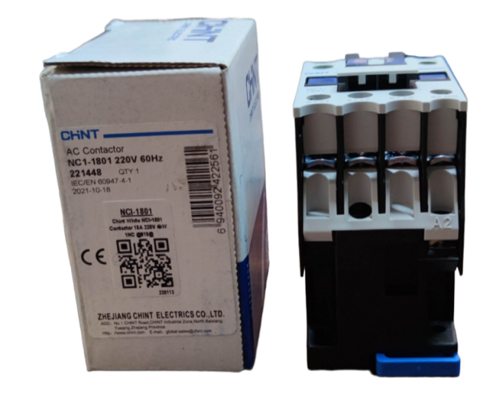 Magnetic Contactor 25A 220V 1NC ( Chint) NC1-1801 Rated Operated Current 18A 440V | Lazada PH