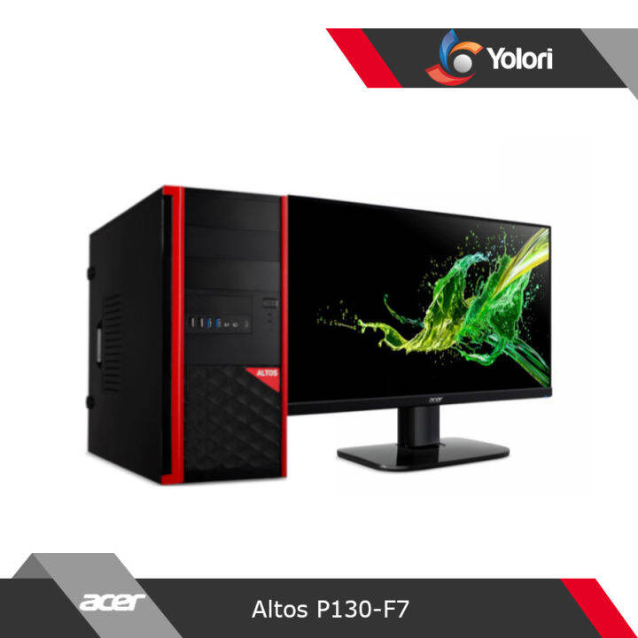 Acer Altos BrainSphereTM P130 F7 SFF XW-1350 16GB 5112GB+2TB VGA 4GB + 21.5" Monitor | Lazada ...