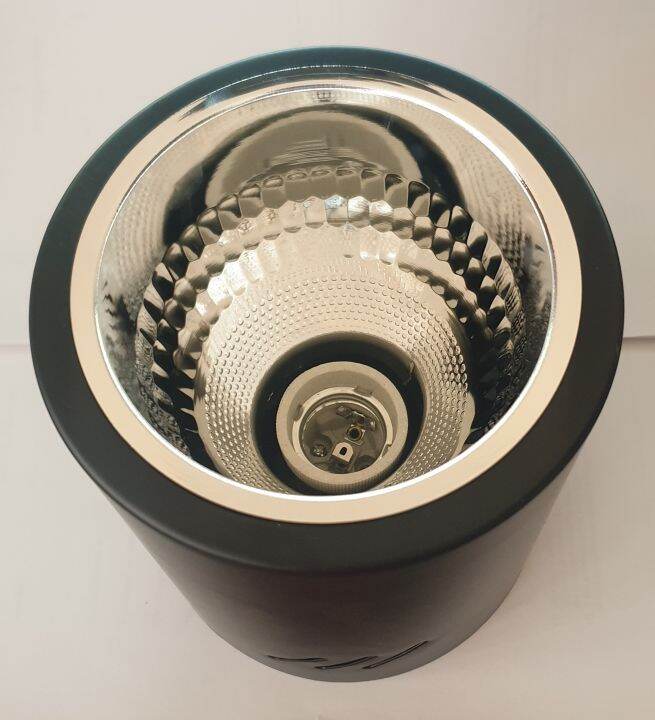 LED Surface Downlight 4" E27 Black come with 10Watt LED Dimmer Bulb ...