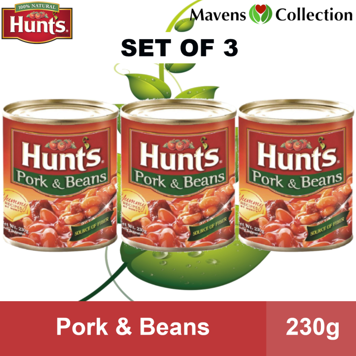 Hunts Pork & Beans 230G (Set of 3) by MAVENS COLLECTION | Lazada PH