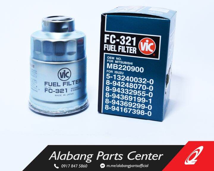 VIC FC-321 FUEL FILTER / MITSUBISHI L300 DIESEL / MITSUBISHI ADVENTURE ...