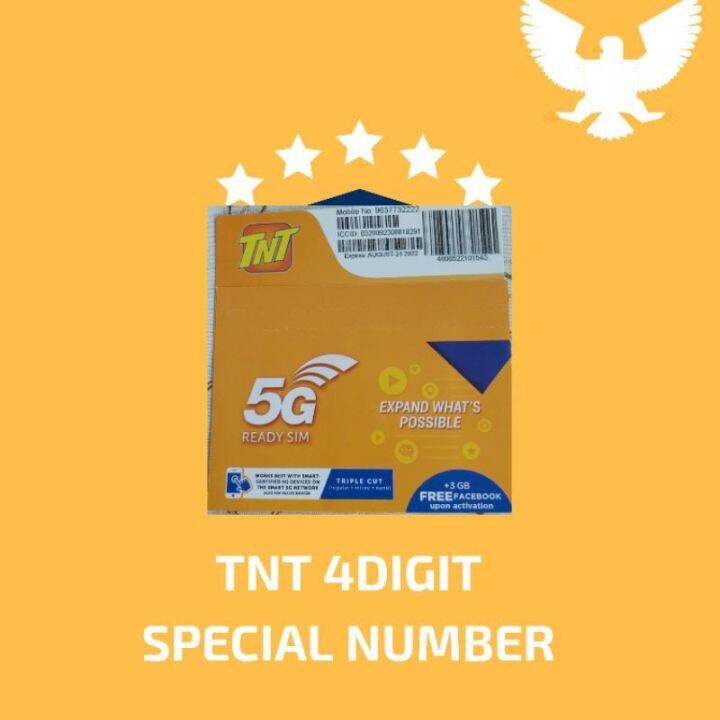 TNT sim 5G Special number Vanity sim | Lazada PH
