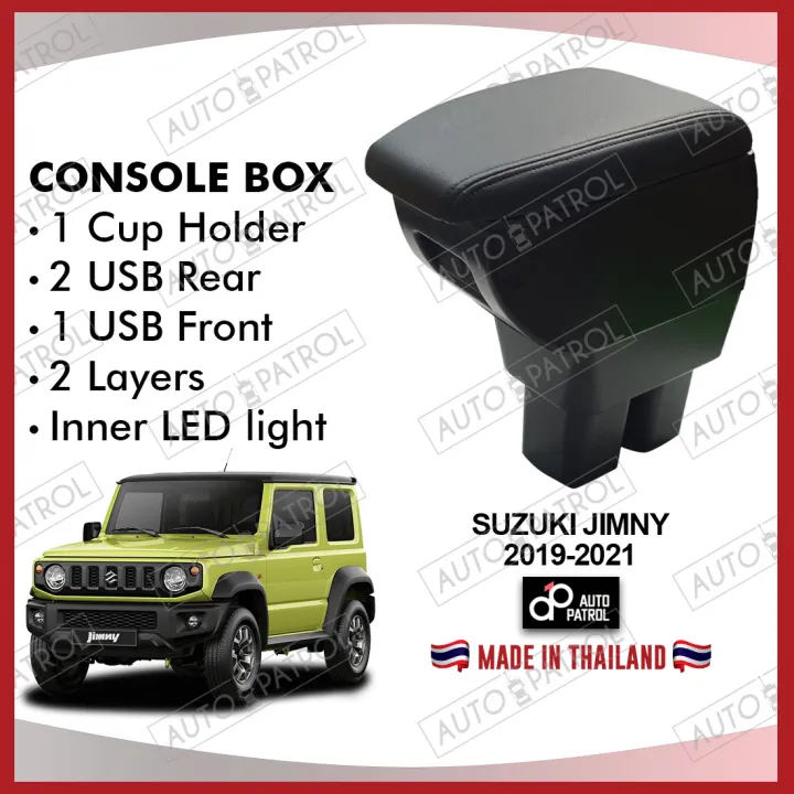 Suzuki JIMNY 2019-2021 Jb74 Arm Rest Armrest Console Box/Refitting Car Accessories Perfect Fit ...