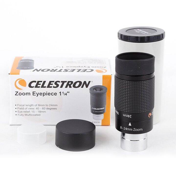 Celestron Zoom Eyepiece for Telescope Versatile 8-24mm For Low Power ...