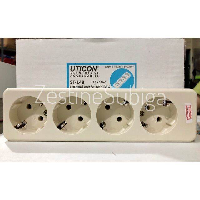 Stop Kontak Arde 4 Lobang ST-148 Uticon | Lazada Indonesia
