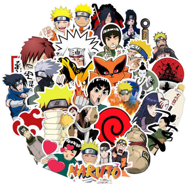 Naruto Shippuden Anime Sticker Pack (35pcs) | Lazada PH