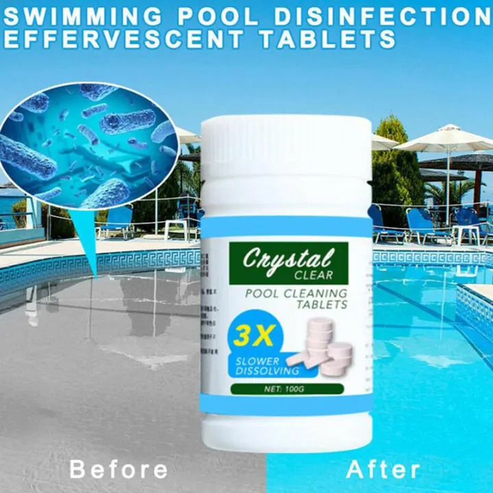 【COD】（Clearance）Swimming Pool Cleaning Effervescent Tablet Chlorine ...