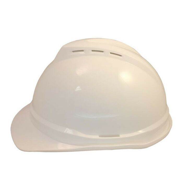 Msa V-gard Vented Construction Hard Hat Safety Helmet Ratchet ...