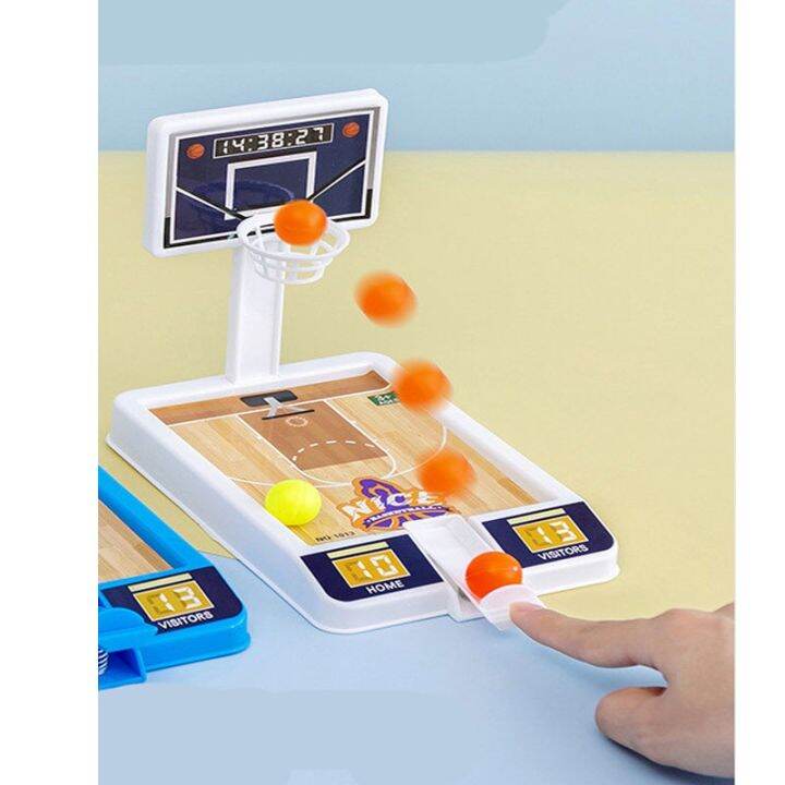 Indoor Desktop Basketball Shooting Machine Game Toy Finger Mini ...