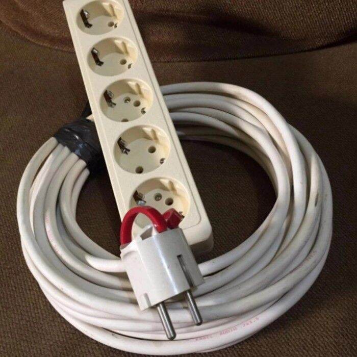 [READY] Kabel Roll/Uticon/Stopkontak Colokan Listrik Kabel 3M (5 Lubang ...