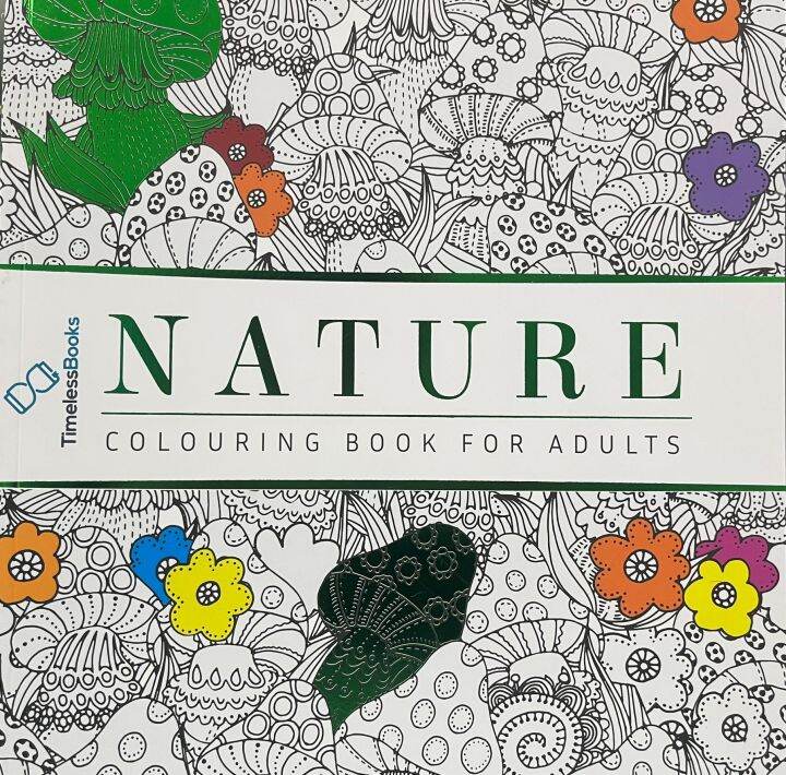 Nature - Colouring Book For Adults (Sách tô màu - Thiên Nhiên) | Lazada.vn