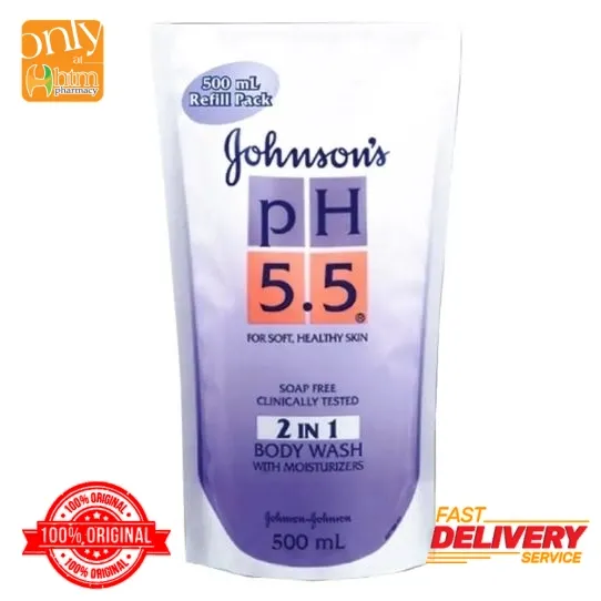 Johnson & Johnson pH 5.5 2 In 1 Body Wash Refill 500ml - Moisturizers | Lazada