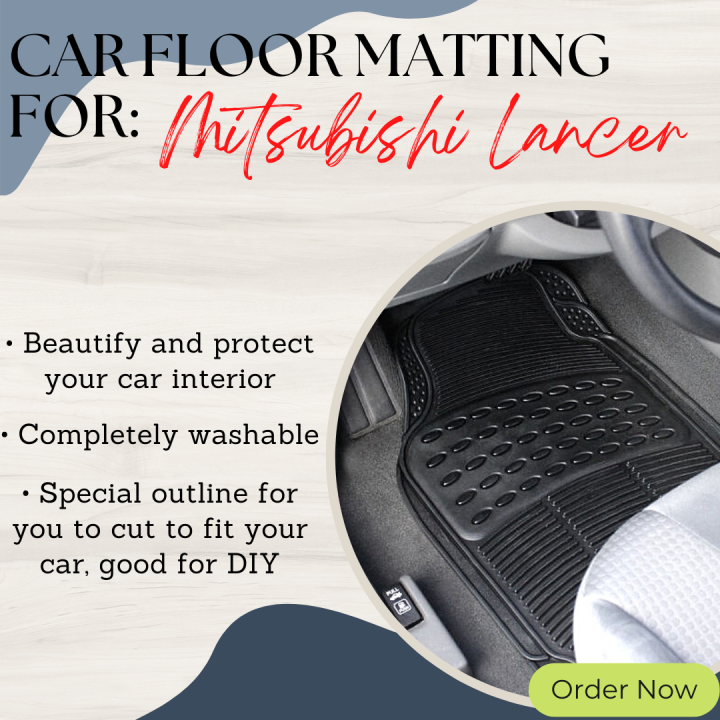 MITSUBISHI LANCER Heavy Duty Premium car floor guard mats mattings 4 ...