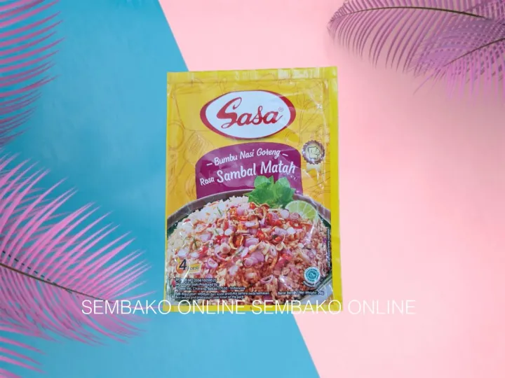 SASA Bumbu Nasi Goreng SAMBAL MATAH 20gr / Bumbu Instant | Lazada Indonesia