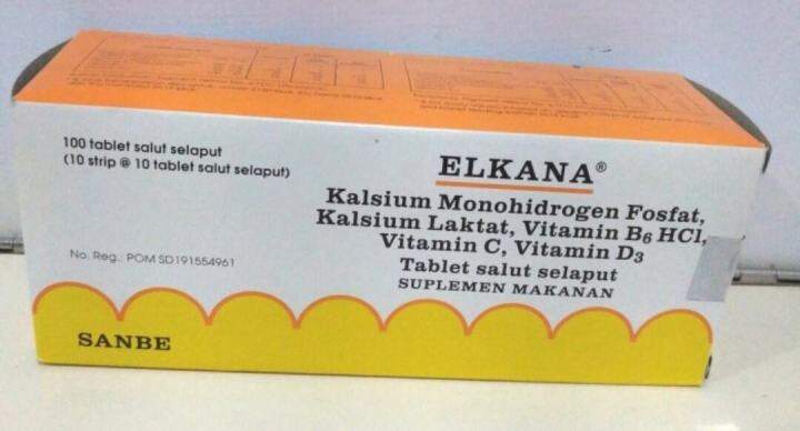 Elkana Strip 10 Tablet suplemen multivitamin kesehatan | Lazada Indonesia