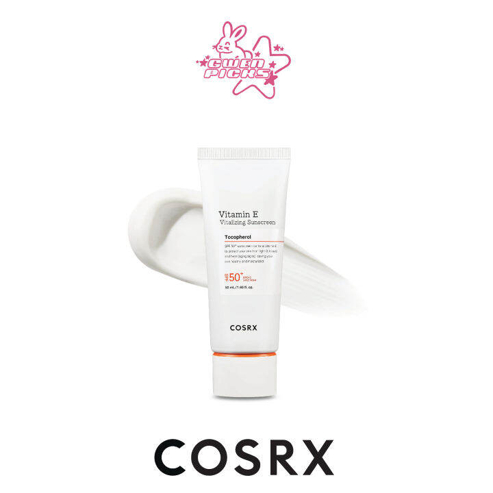 COSRX VITAMIN E VITALIZING SUNSCREEN SPF 50+ 50ML | Lazada Indonesia