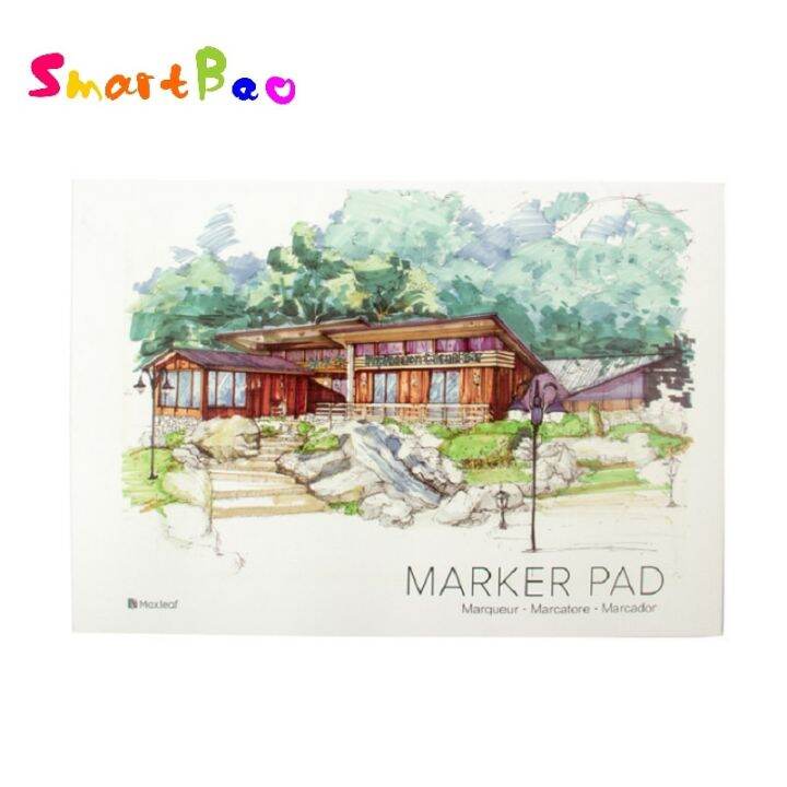 A3 Marker Notebooks Drawing Drafting Book Paper Sketch Pad Acid Free ...