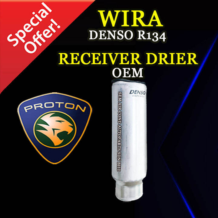 PROTON WIRA DENSO R134 NEW RECEIVER DRIER/ FILTER DRIER (CAR AIRCOND ...