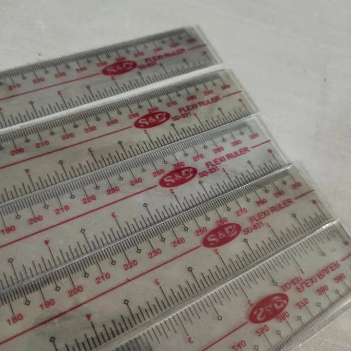 Ruler | Plastic, Metal | 12 inches | Read Description | Lazada PH