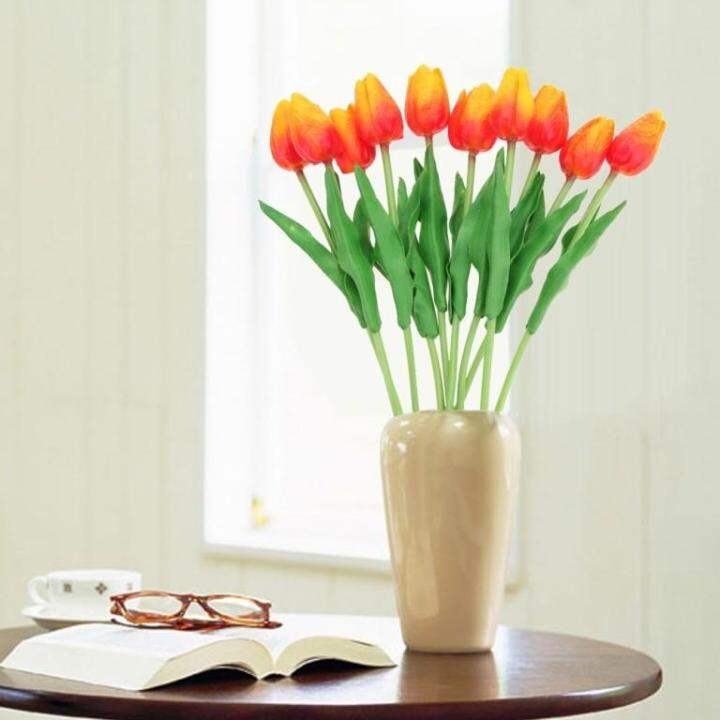 GL-Bunga Tulip Latex PREMIUM 1 pc hiasan ruang tamu dan kantor-bunga ...