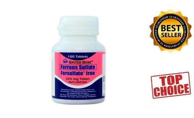 UH FERSULFATE IRON Ferrous Sulfate Tab 325mg 100's | Lazada PH