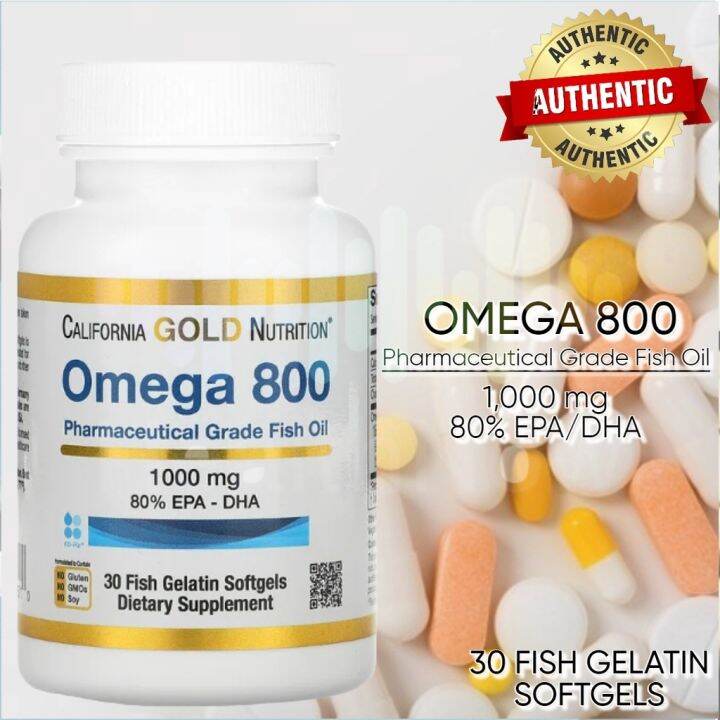 Best California Gold Nutrition Omega 800 Pharmaceutical Grade Fish Oil ...