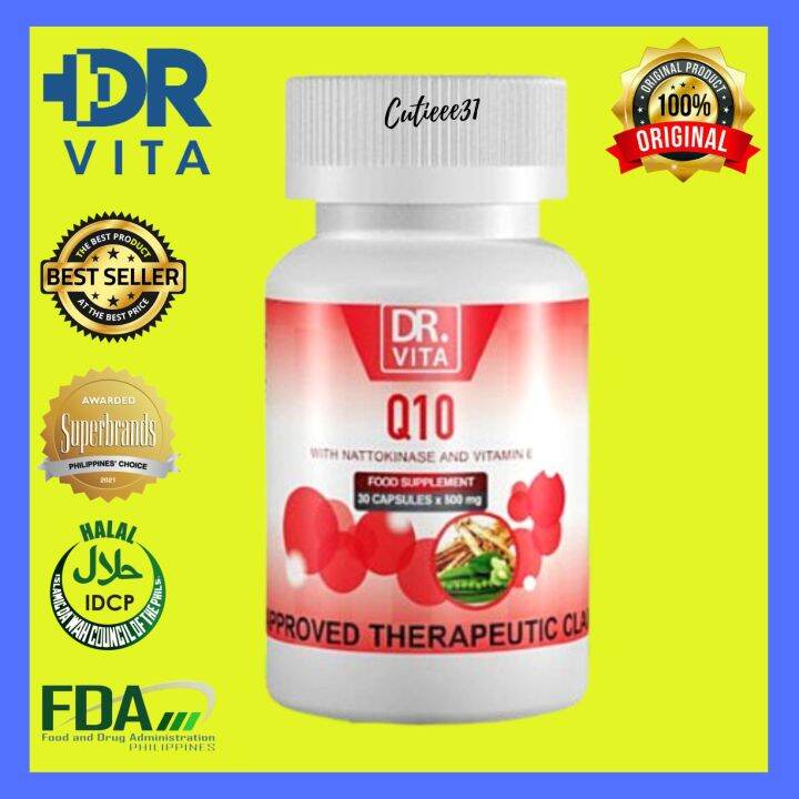 Original Dr. Vita Q10 with Nattokinase and Vitamin E | Lazada PH