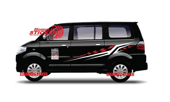 Stiker mobil apv cutting stiker racing mobil apv stiker body samping ...