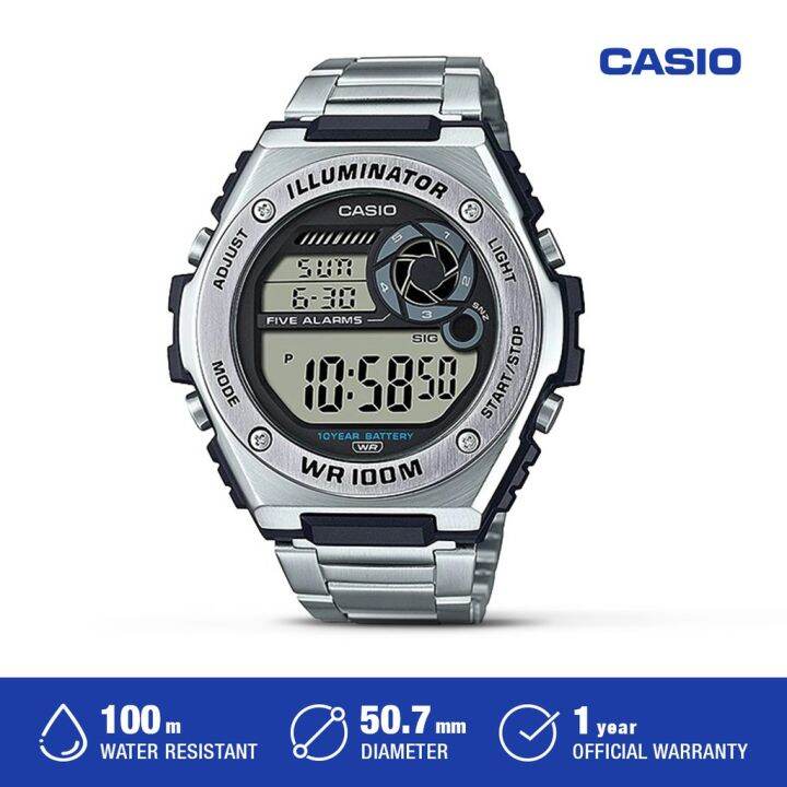 GARANSI RESMI Casio Indonesia MWD-100HD-1AVDF | Lazada Indonesia