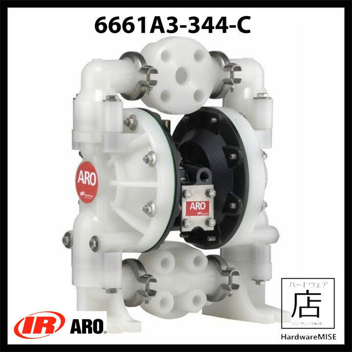 ARO Pumps 6661A3-344-C Diaphragm Pump 1” Non-Metallic Pro Series IR ...