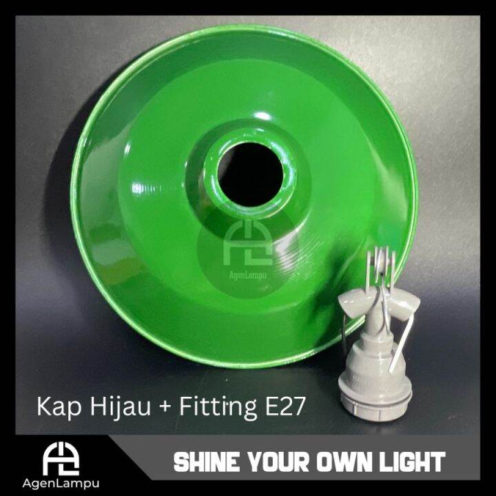 KAP WD LAMPU GANTUNG HIJAU + FITTING LAMPU GANTUNG E27 | Lazada Indonesia