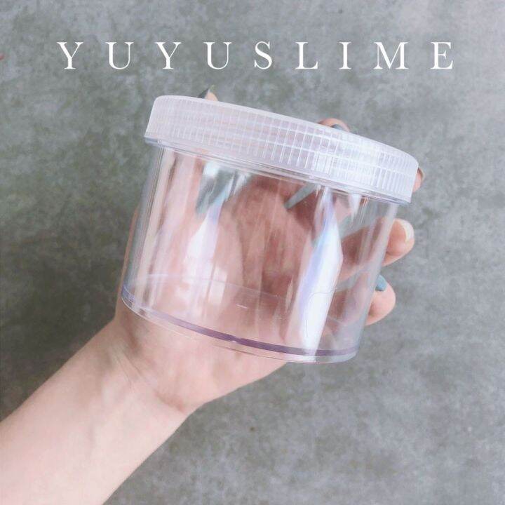 Food Mask Cream Color Mud Clay Slime Packing Box Transparent Box ...