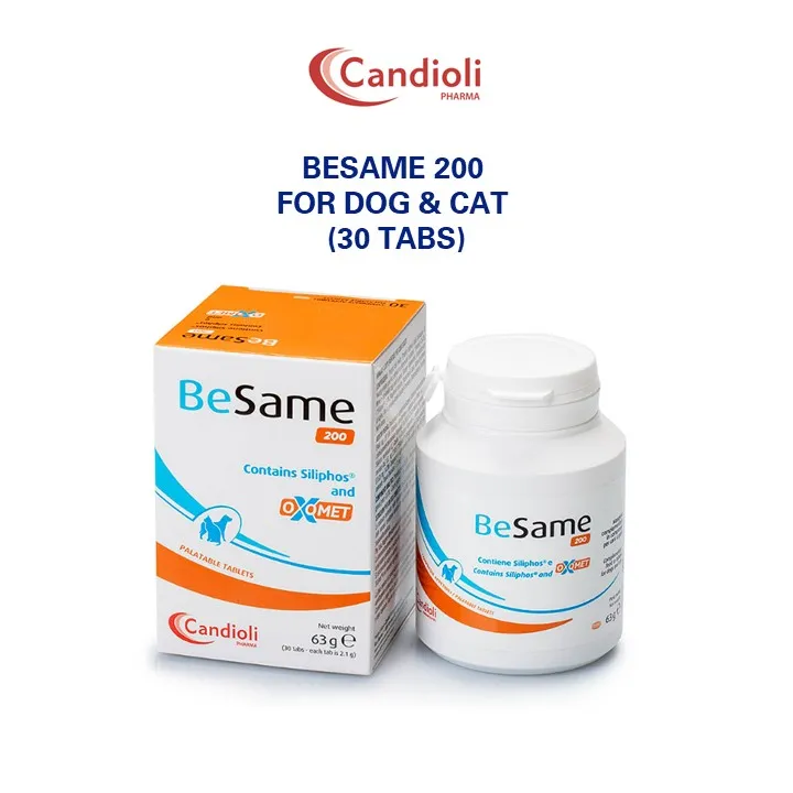 【CANDIOLI】BESAME 200 FOR DOG & CAT | 30 TABLETS | Maintain Metabolic ...