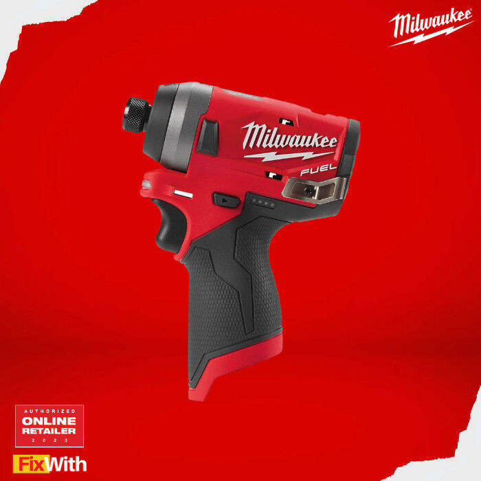 Impact Driver 1/4" Obeng Cordless MILWAUKEE M12-FID-0 Bare Unit ...
